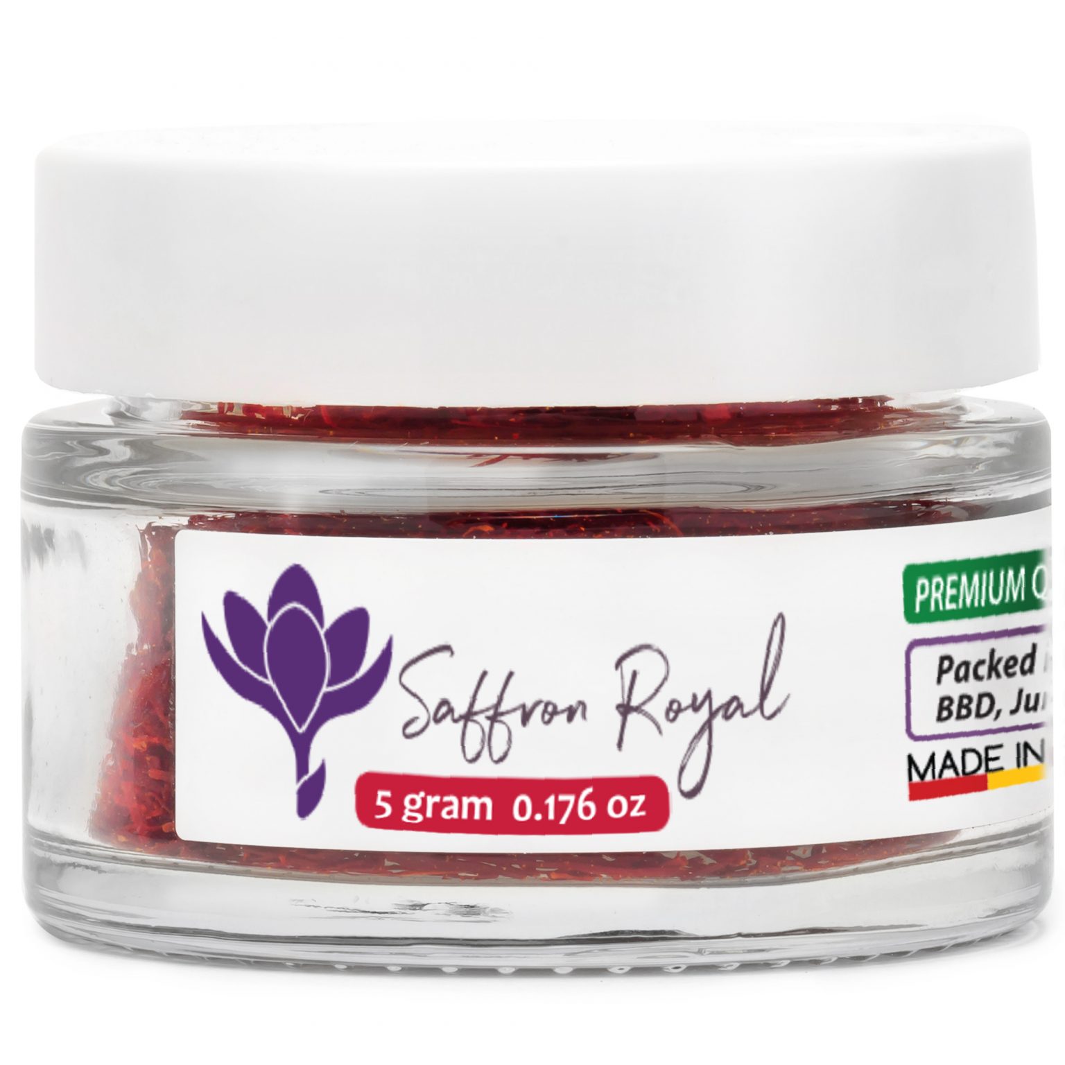 Premium Natural Saffron Threads, Pure Red Saffron Spice Threads | for ...